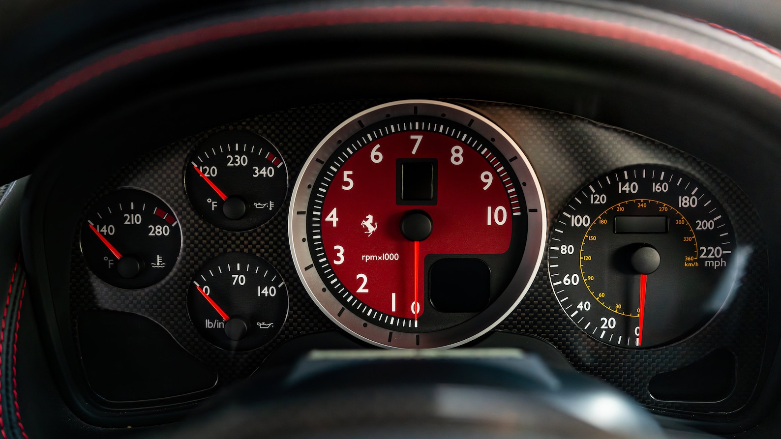 Ferrari F430 Gauge Cluster Dash Poster Print Wall Art Garage Mancave ...