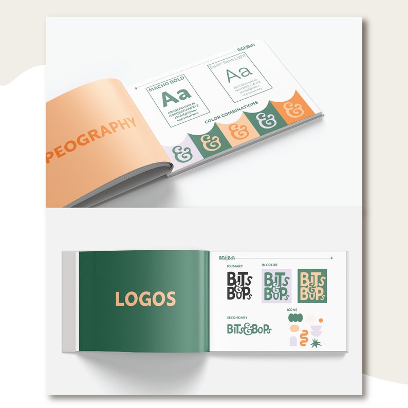 Trendy Brand Style Guide Template | Indesign Template | Professional ...