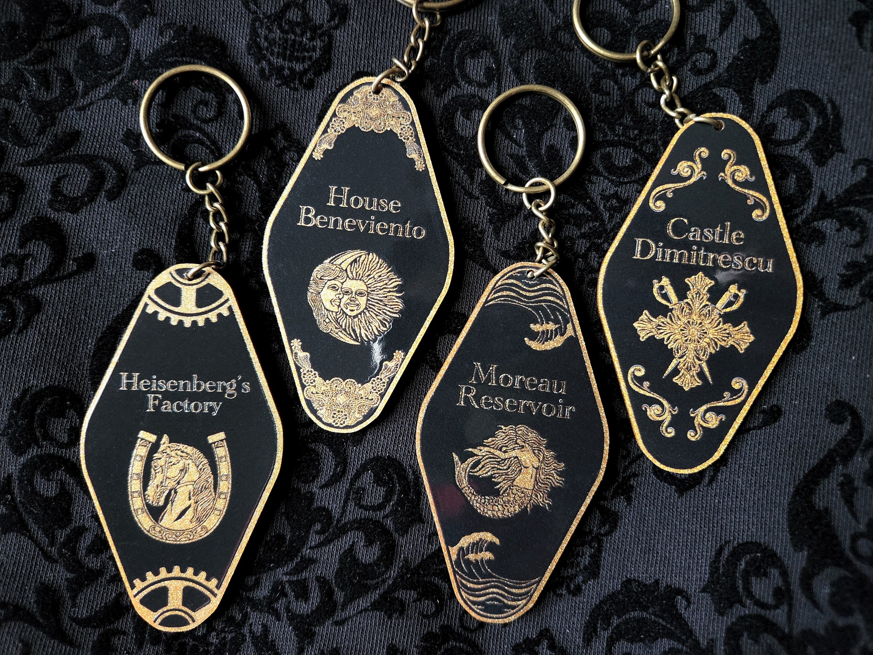 Resident Evil Village Motel Tag Keychains // RE8 Heisenberg - Etsy UK