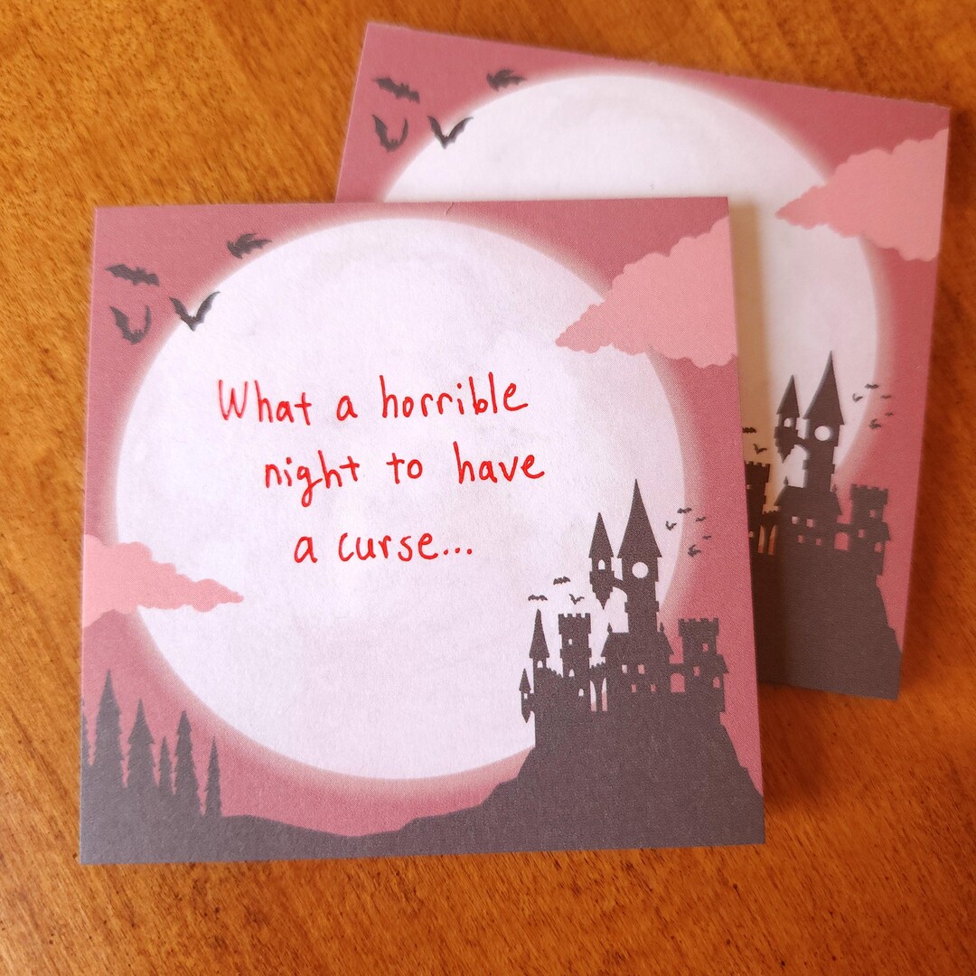 Castlevania Memo Pad // Vampire's Castle Notepad - Etsy India