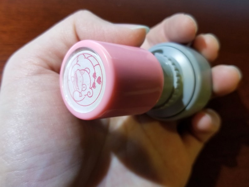 Winking Slowpoke Self-inking Stamp // Pokemon Slowpoke Stamp - Etsy