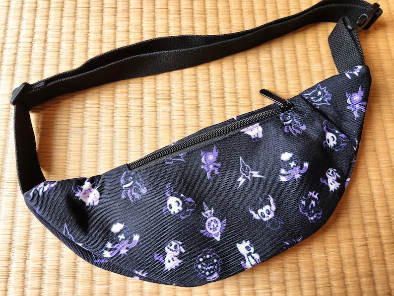 Ghost Pokemon Fanny Pack // Ghost-type Canvas Crossbody Bag - Etsy Canada