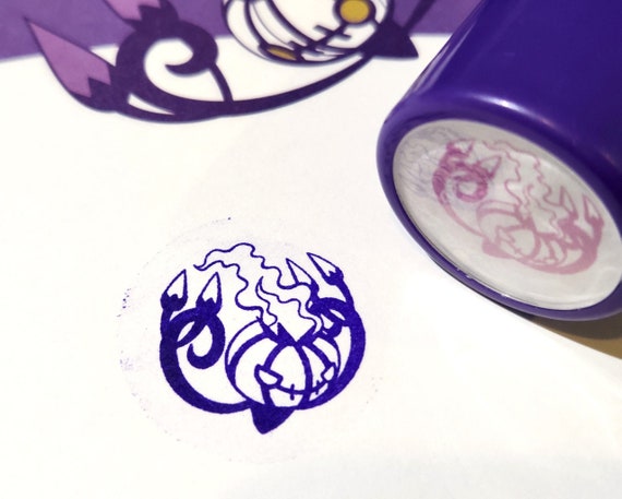 Chandelure Self-inking Stamp // Ghost Pokemon Stamp - Etsy