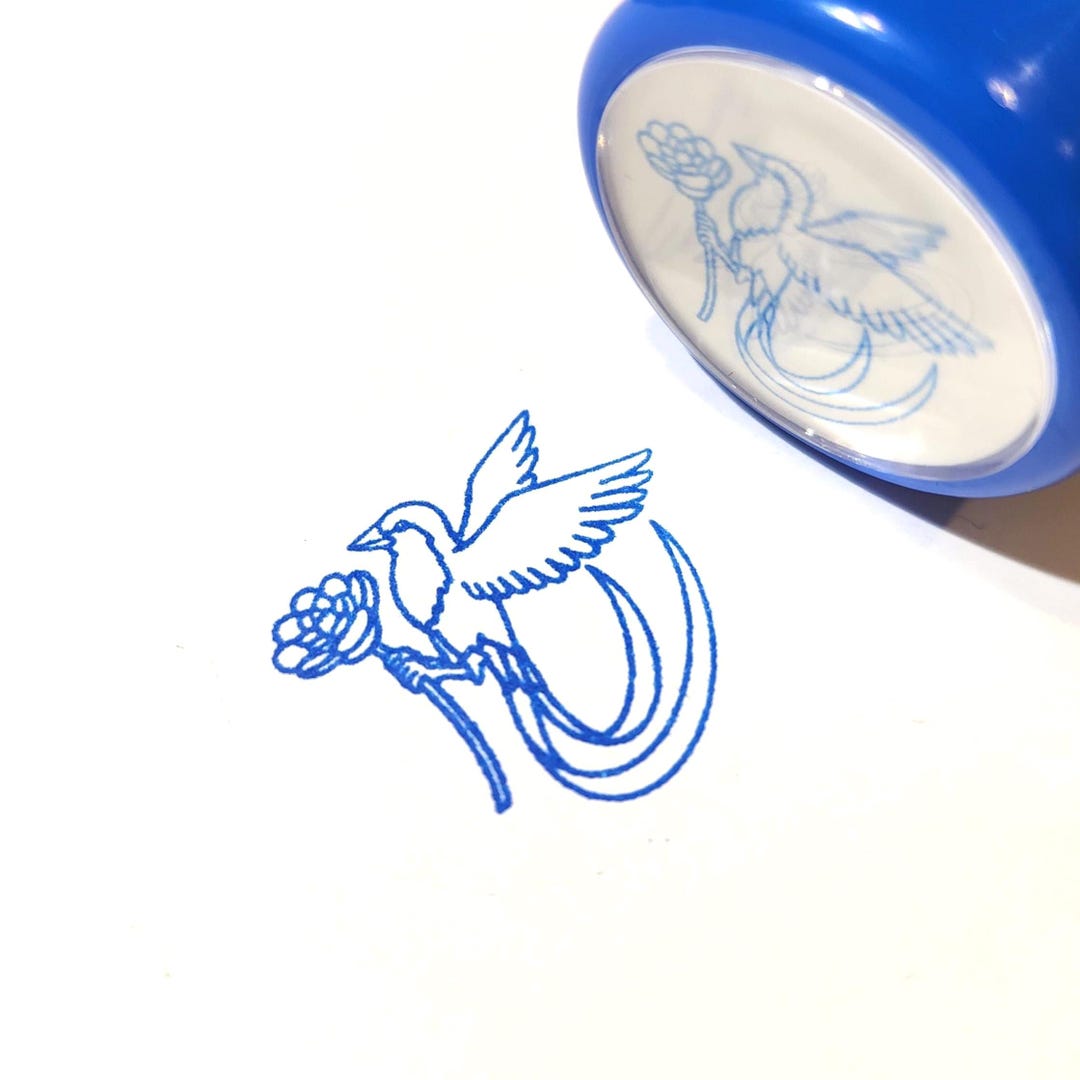 FFXIV Starbird Self-inking Stamp // Meteion Stamp - Etsy