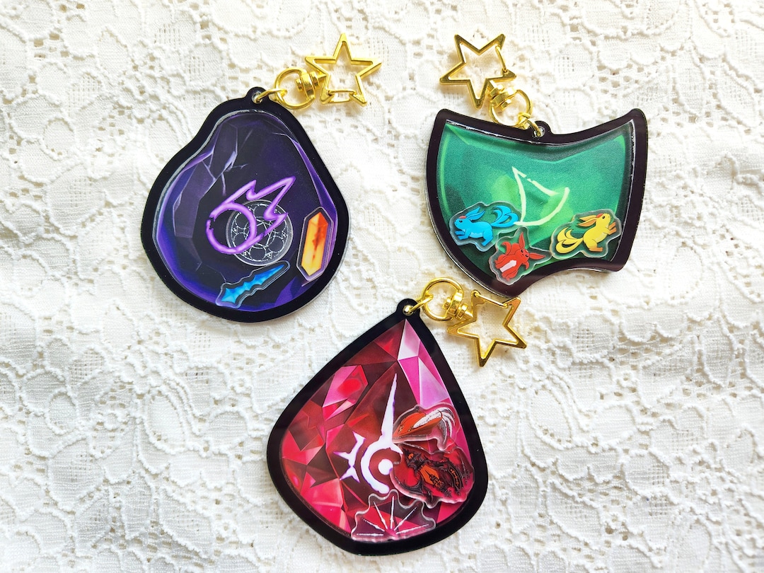 FFXIV Magical Ranged DPS Job Stone Shaker Charms // Black Mage Summoner ...