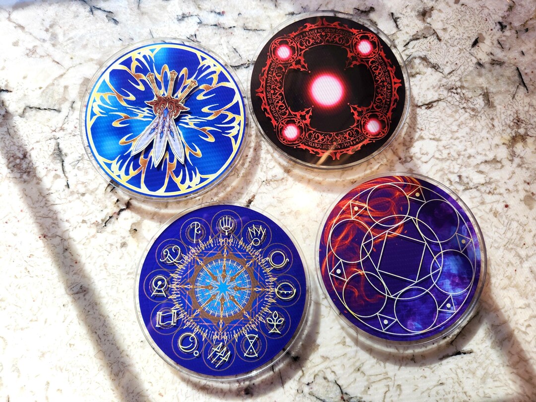 FFXIV Acrylic Coasters // FF14 Confiteor Divination Ley Lines and ...