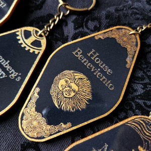 Resident Evil Village Motel Tag Keychains // RE8 Heisenberg Beneviento ...