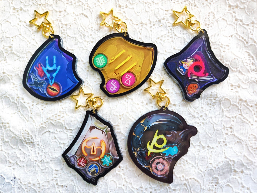 FFXIV Melee DPS Job Stone Shaker Charms // Dragoon Monk Ninja Samurai ...