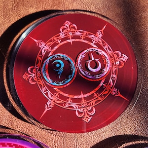 FFXIV Acrylic Coasters // FF14 Confiteor Divination Ley Lines and ...