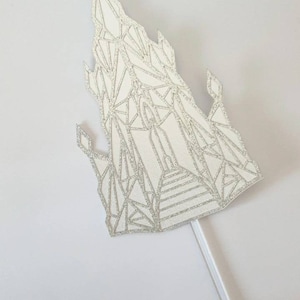 Frozen Themed Cake Topper Castle Cake Topper Frozen Cake Topper Frozen ...