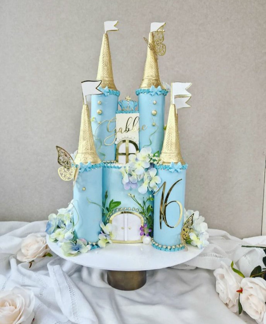 Castle Themed Toppers Fairy House Themed Toppers Fairy House Toppers ...