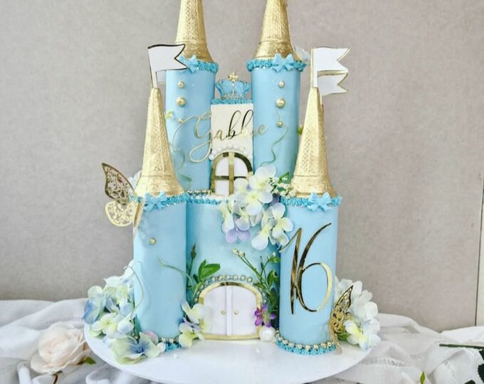 Castle Themed Toppers Fairy House Themed Toppers Fairy House Toppers ...