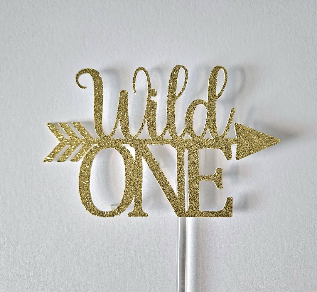 Wild One Cake Topper Wild One Topper - Etsy