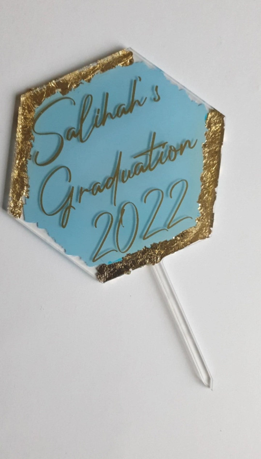 Large Acrylic Graduation Cake Topper Personalised Acrylic Graduation ...