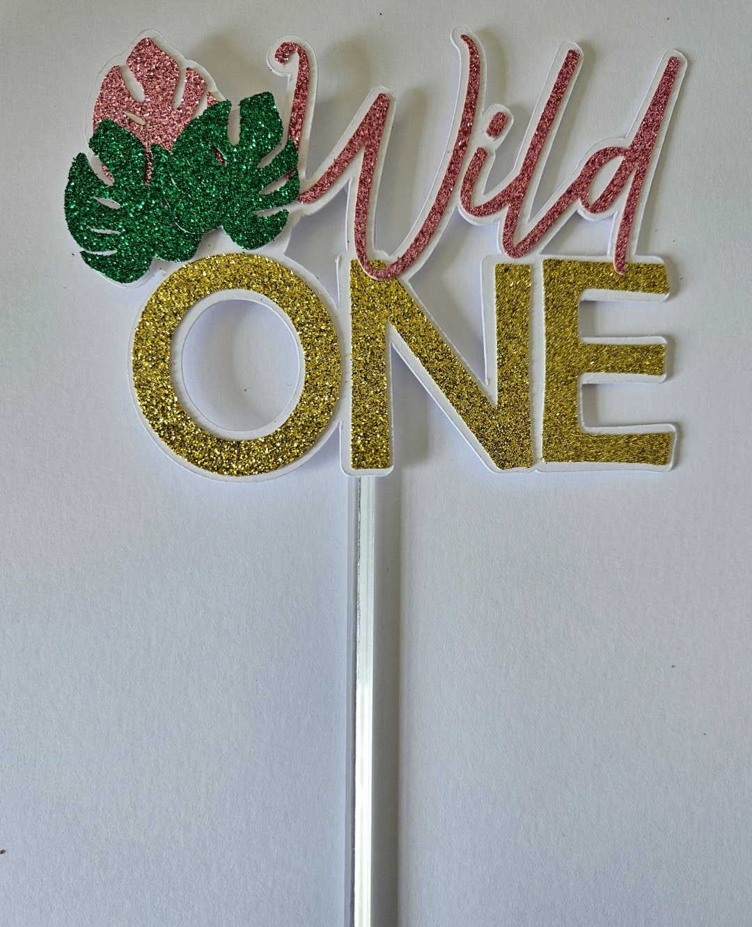Wild One Cake Topper Jungle Themed Cake Topper - Etsy