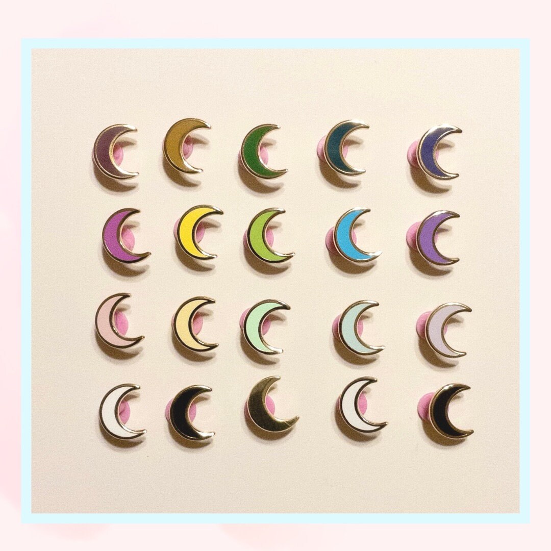 Crescent Moon Fillers: Full Set Pins - Etsy