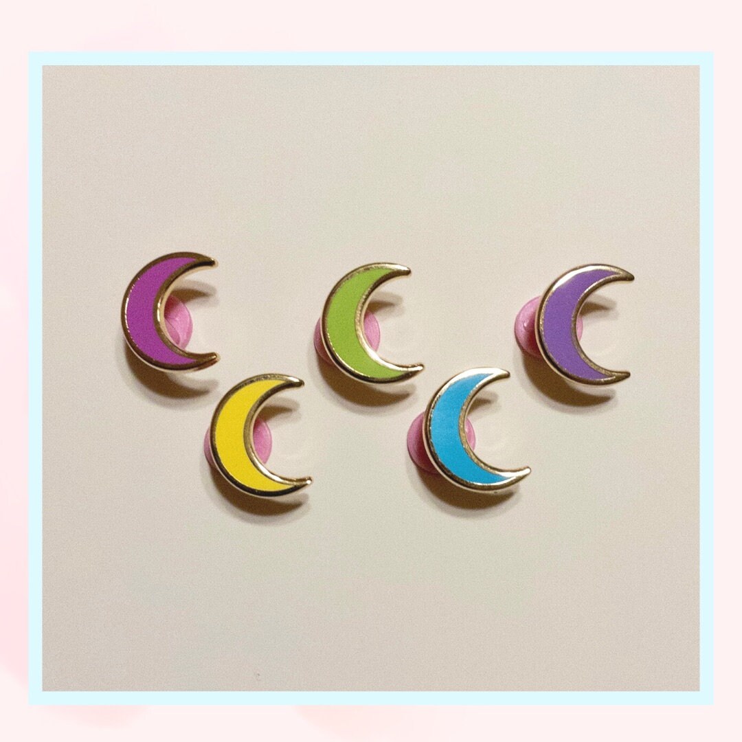Crescent Moon Fillers:neon Collection - Etsy