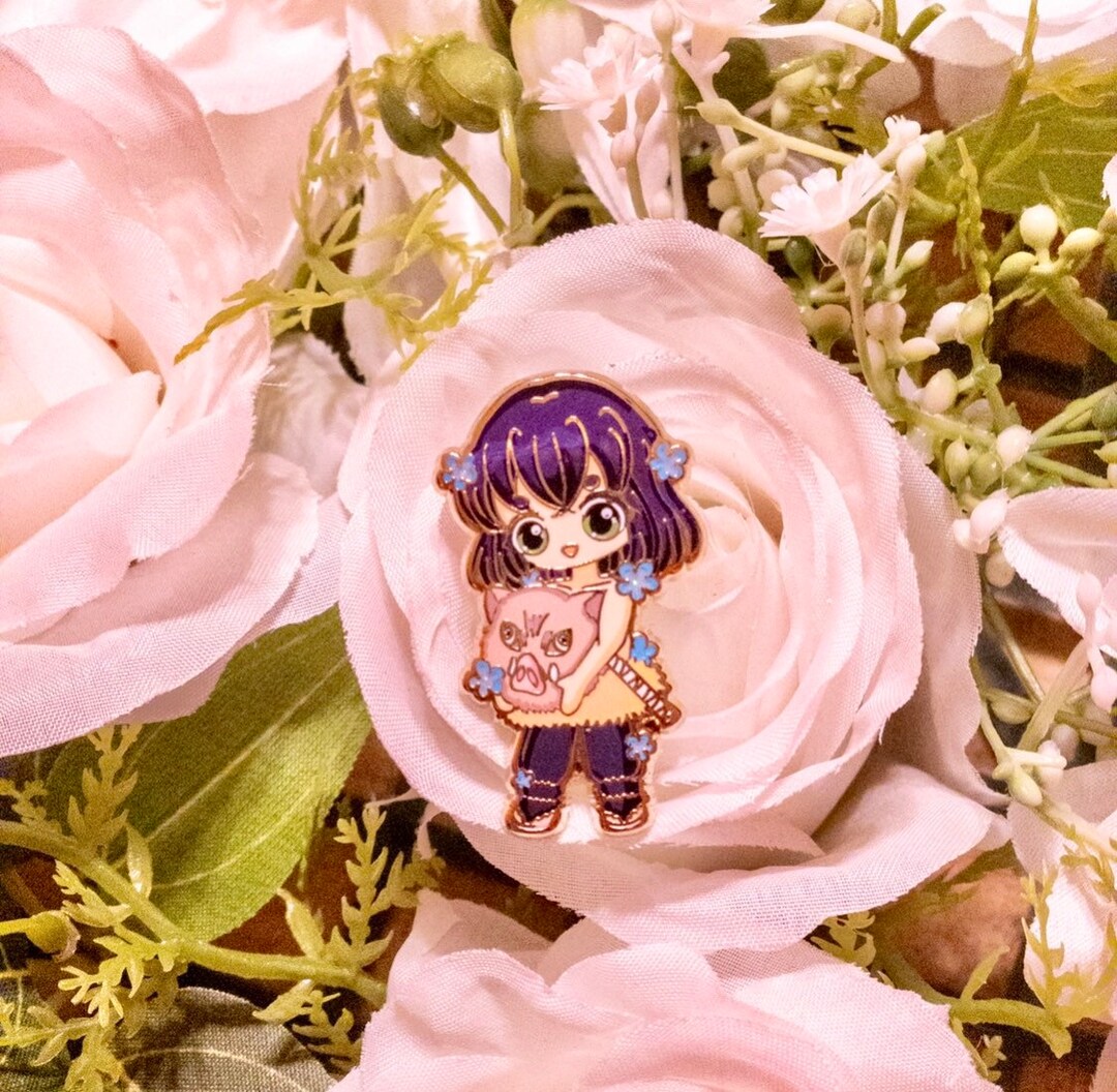 Petite Slayers: Boar Pin - Etsy