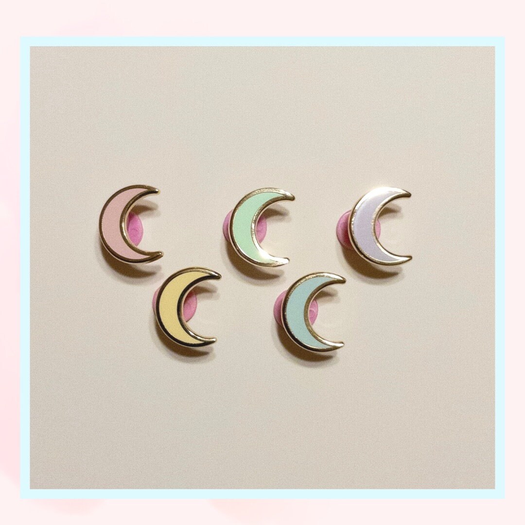 Crescent Moon Fillers: Pastel Collection - Etsy