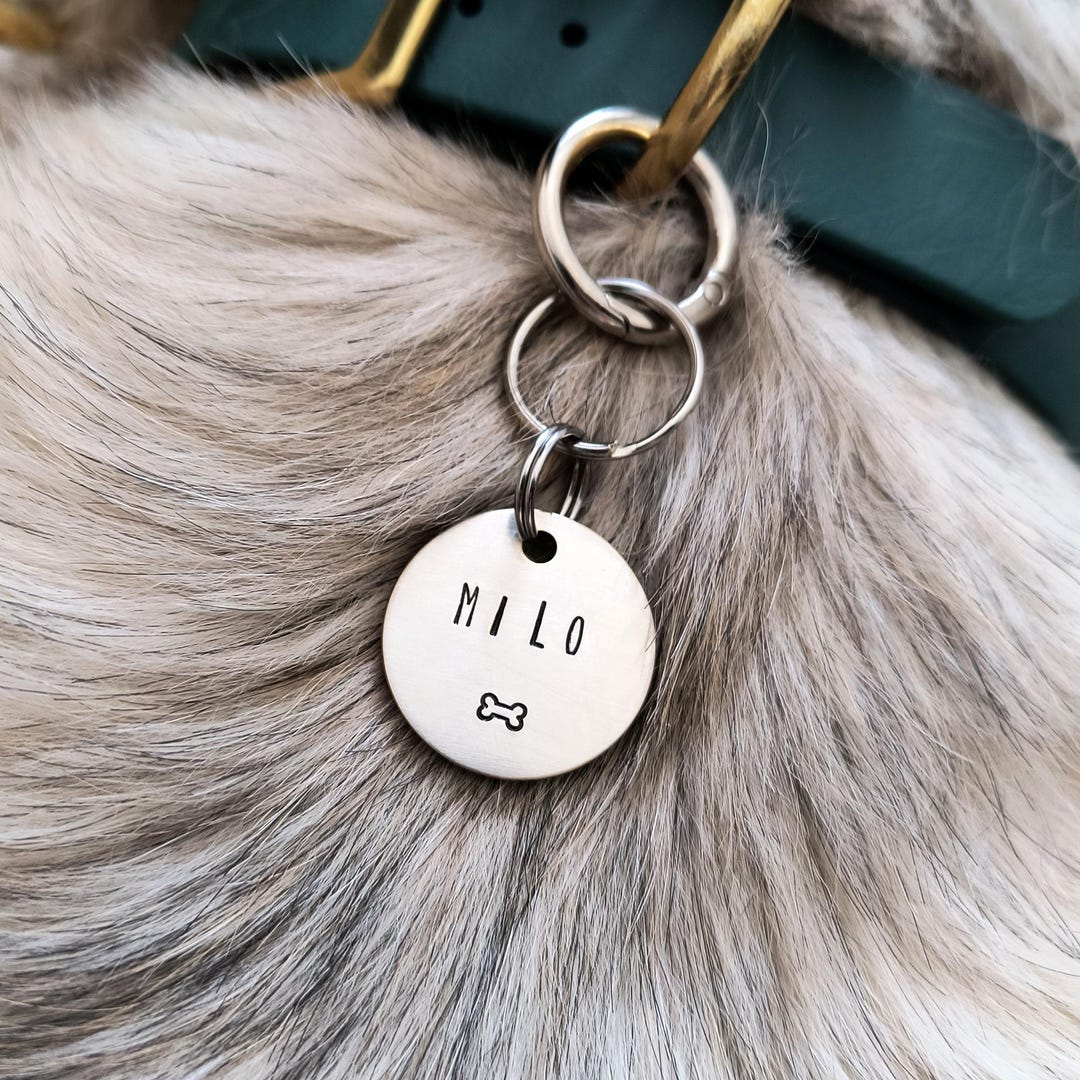 Custom Dog Tag Bone - Personalized With Multiple Designs - Etsy