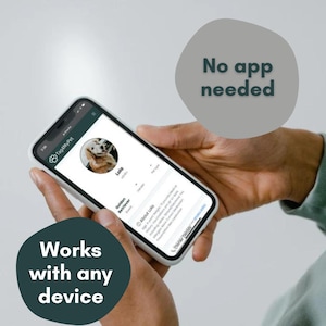 QR Code Dog Tag - Pet ID Tag With QR Code - No App, No Subscription ...