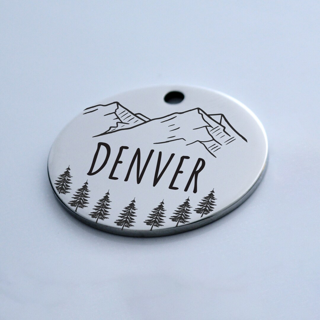 Custom Dog Name Tag - Multiple Design Options - Laser Engraved Dog Tags ...