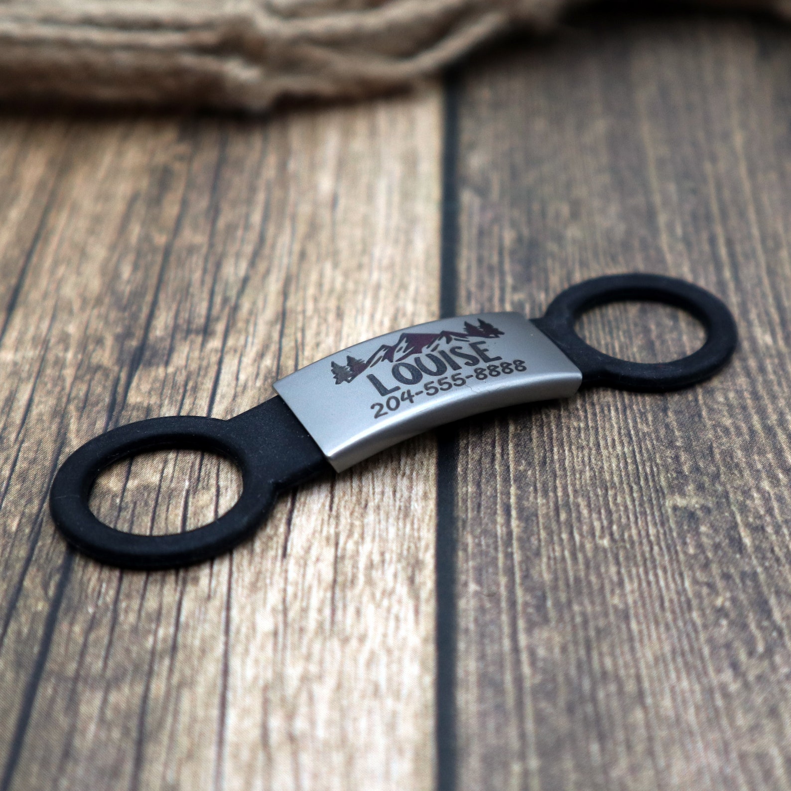 Custom Silicone Slide on Dog ID Tag Personalized Dog Tag - Etsy