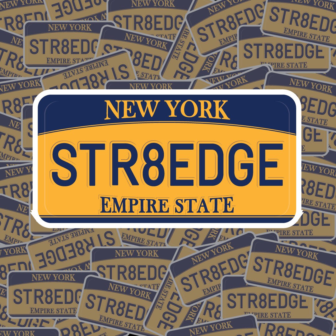 New York Straight Edge SXE Laptop Water Bottle All Weather Sticker - Etsy