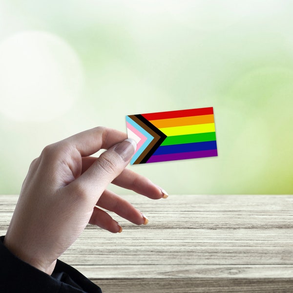 Progress Pride Flag Sticker - Etsy