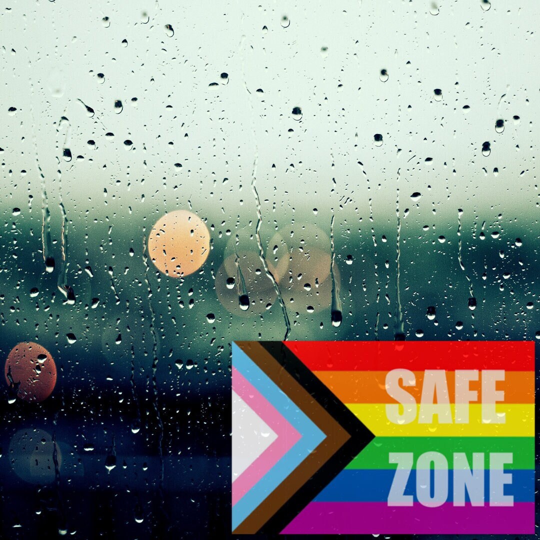 LGBTQ Safe Zone Sticker Sticks on the Inside Facing Out - Etsy