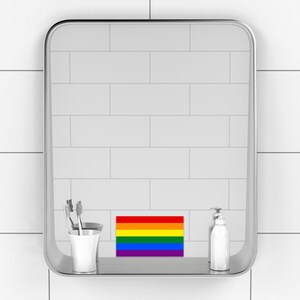 LGBTQ Pride Flag Static Cling Windows Mirrors Car Windows - Etsy