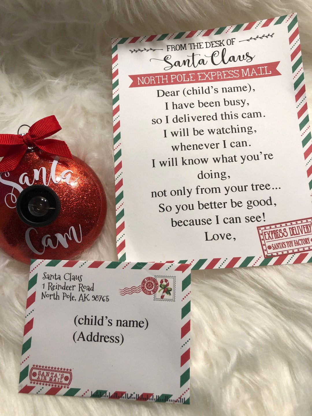 Santa Cam/spy Cam/ Santa Surveillance - Etsy