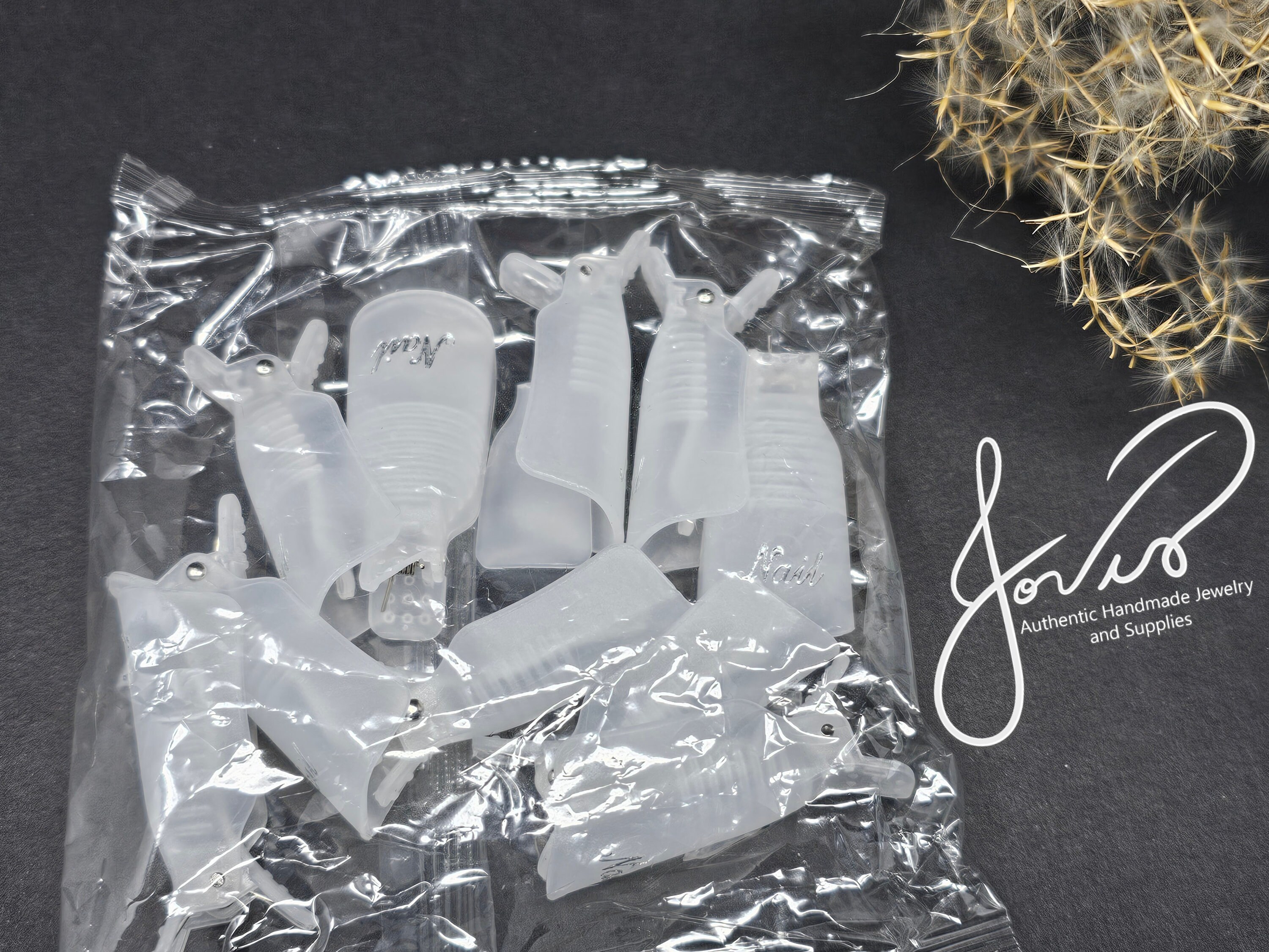 10 Pcs Reusable Soak off Cap Clip. Nail Finger Soakers. UV Nail Gel ...