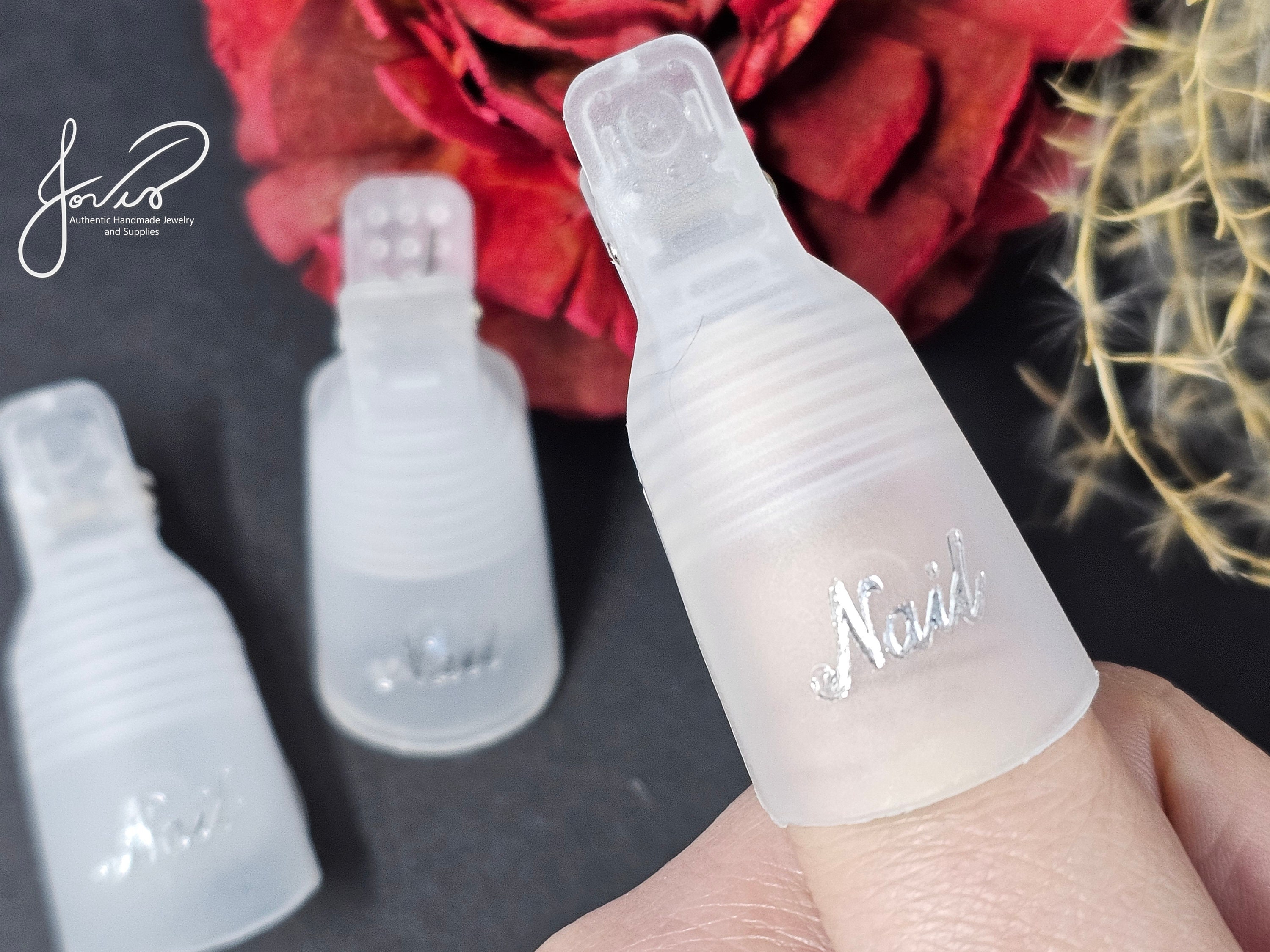 10 Pcs Reusable Soak off Cap Clip. Nail Finger Soakers. UV Nail Gel ...