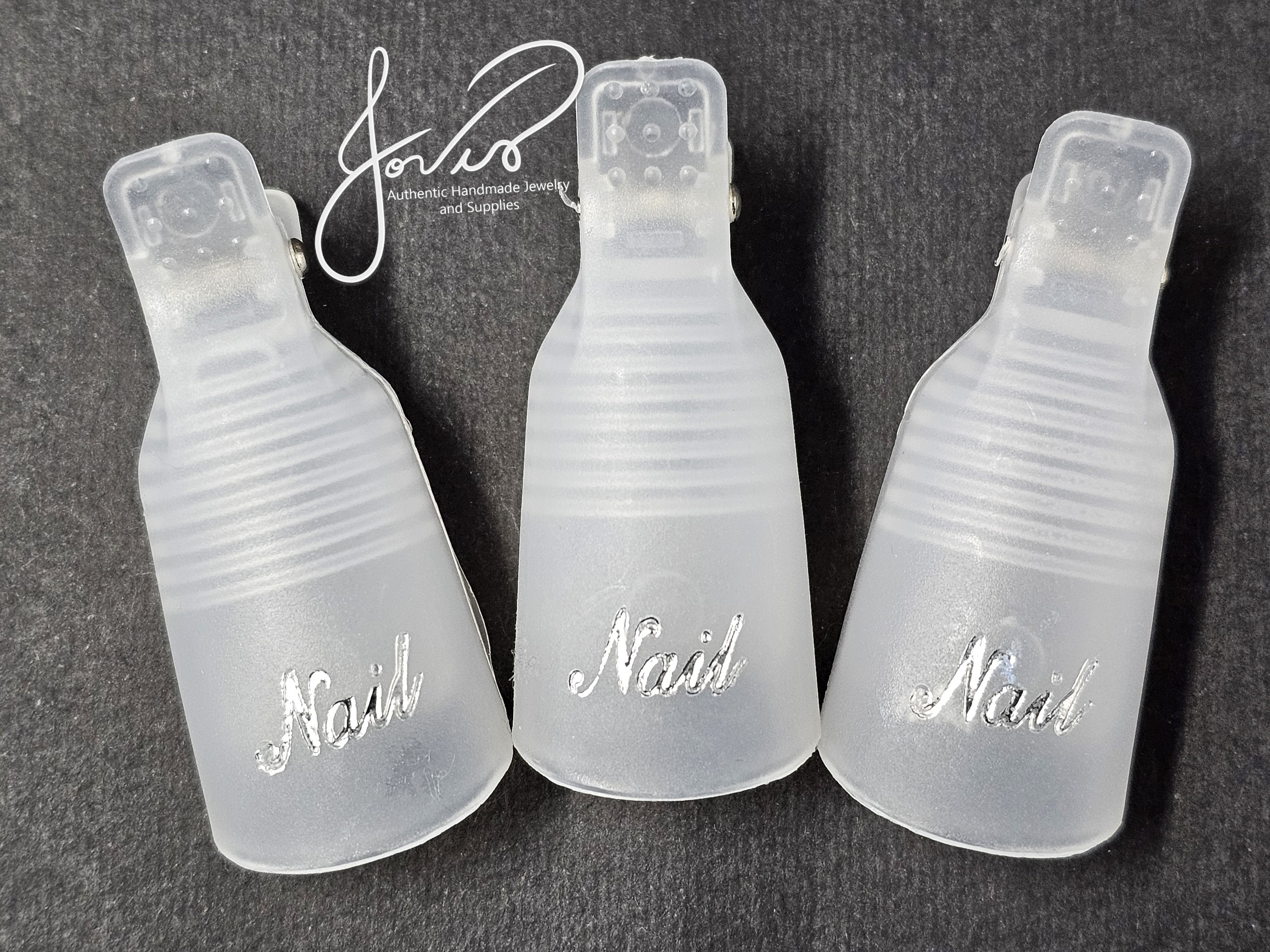 10 Pcs Reusable Soak off Cap Clip. Nail Finger Soakers. UV Nail Gel ...