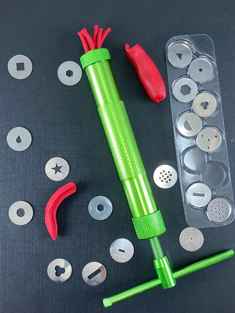 Polymer Clay Extruder. Gun and 20 Discs. Sugar Paste Extruder. Craft ...