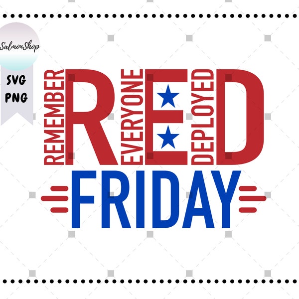 Red Friday Svg - Etsy