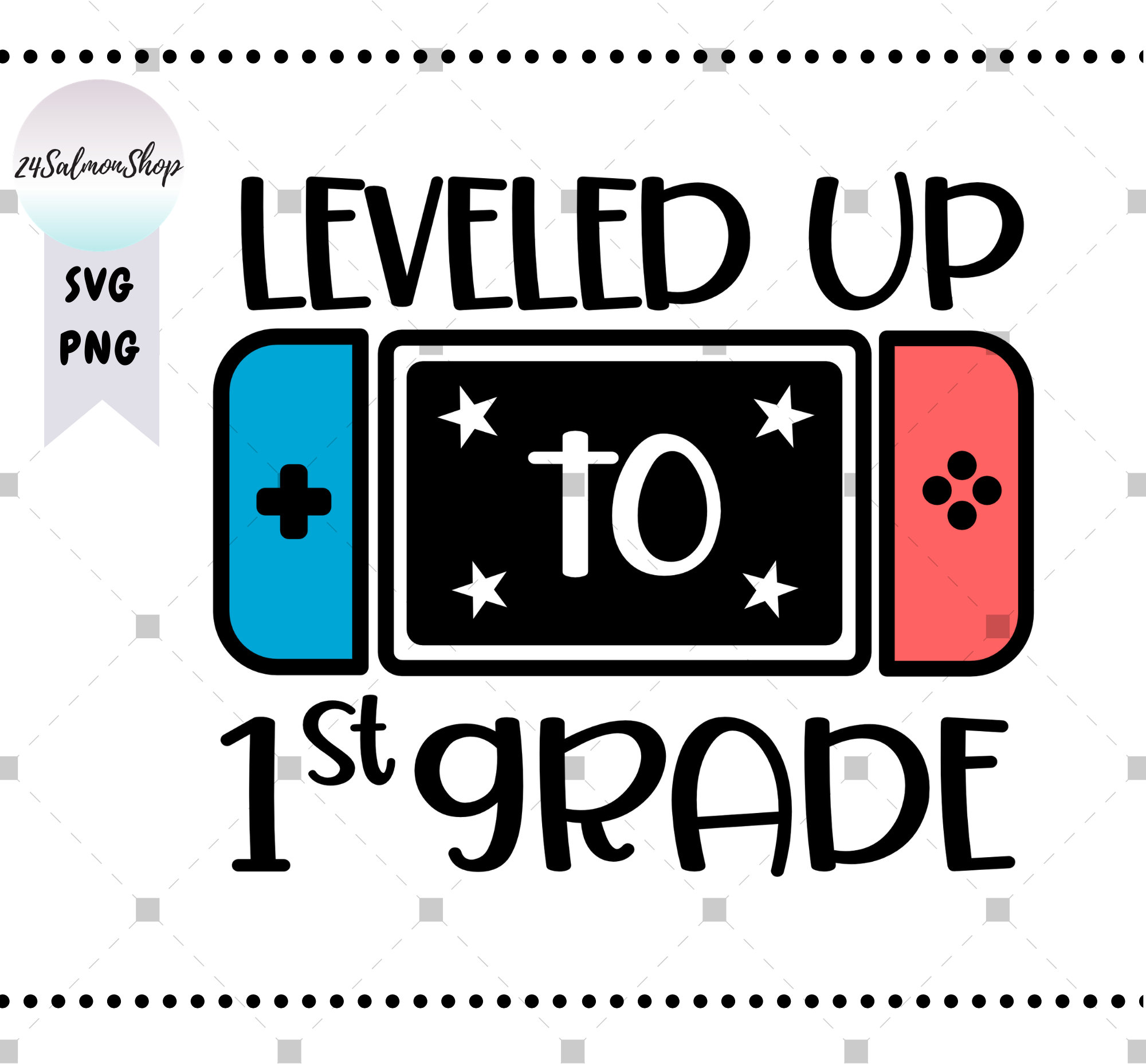 Level up to First Grade SVG PNG Jpg Pnd 1st Grade Svg Back - Etsy
