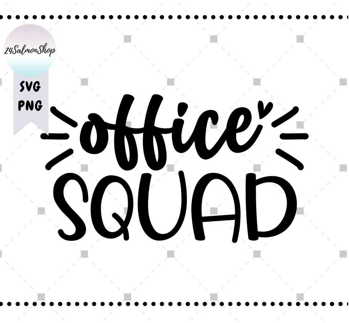 Office Squad SVG PNG Back to Work Svg Admin Squad Svg | Etsy