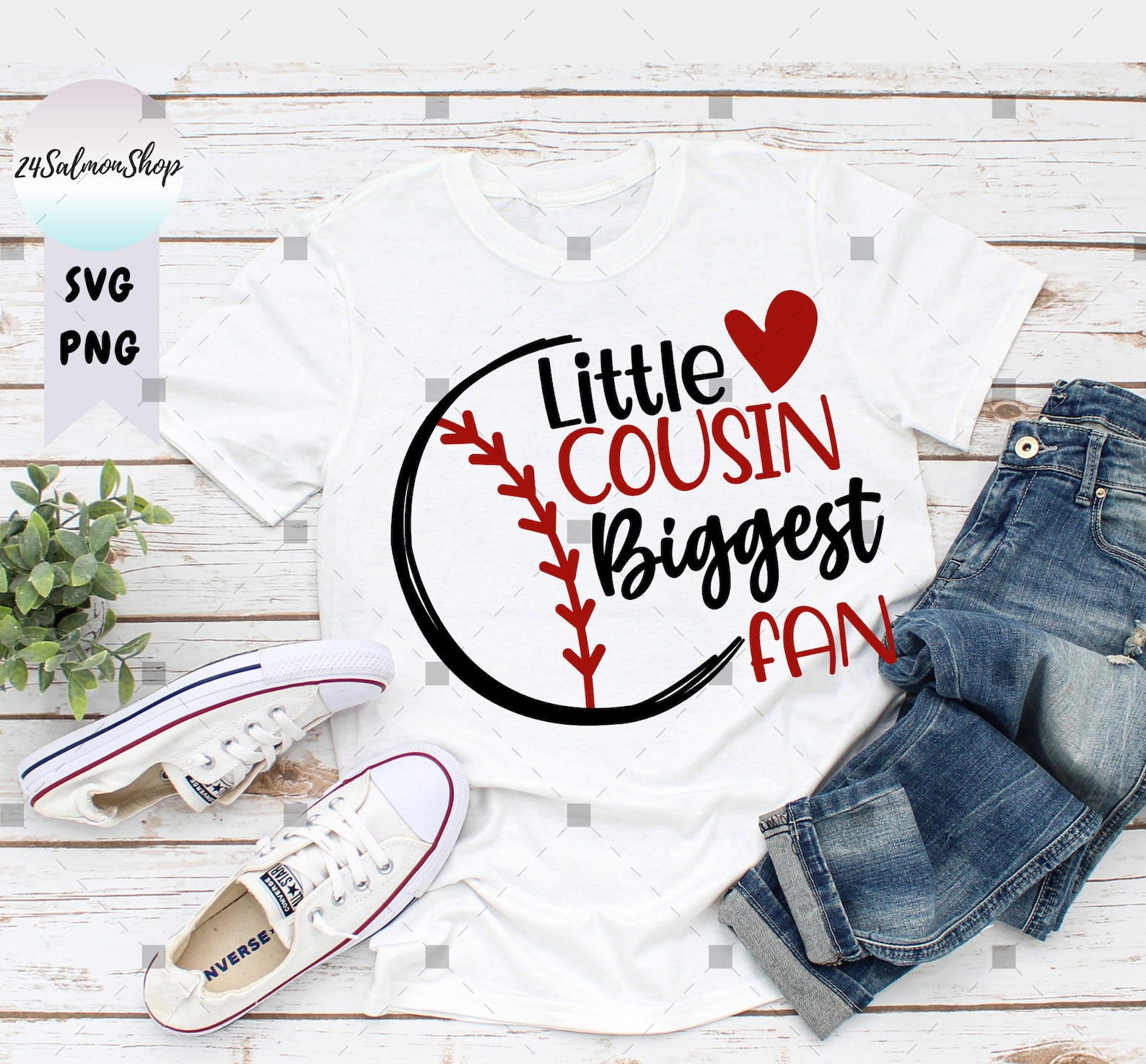 Little Cousin Biggest Fan SVG PNG Baseball Svg Softball Svg | Etsy