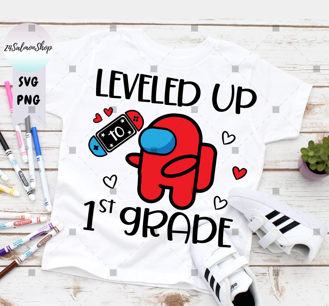 Level up to 1st Grade SVG PNG Pre-k Complete Boys Girls - Etsy