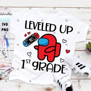 Level up to 1st Grade SVG PNG Pre-k Complete Boys Girls - Etsy