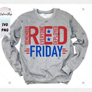 Red Friday SVG PNG, Remember Everyone Deployed, Military Svg, Veterans ...