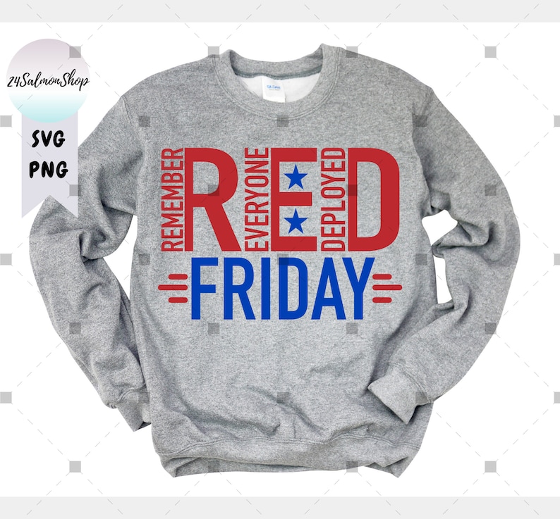 Red Friday SVG PNG Remember Everyone Deployed Military Svg - Etsy