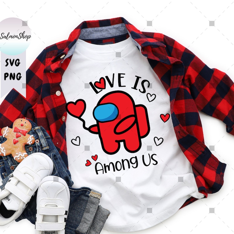 Among Us Valentine Card - Etsy