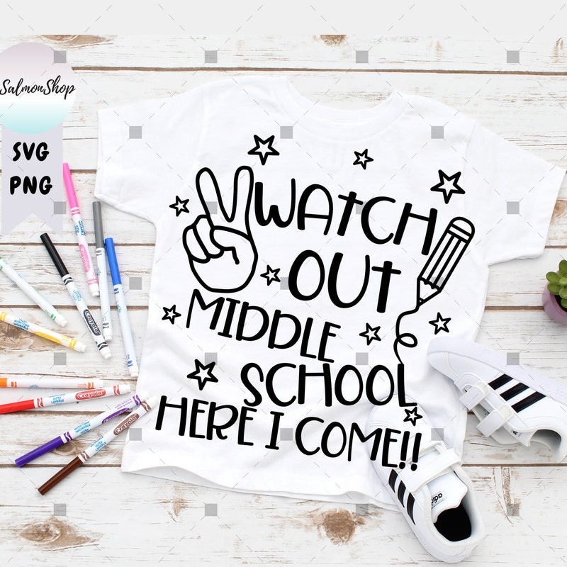 Middle School Svg - Etsy