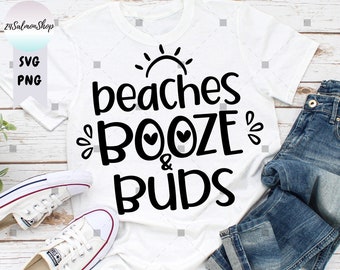 Beach Booze and Buddies Svg - Etsy