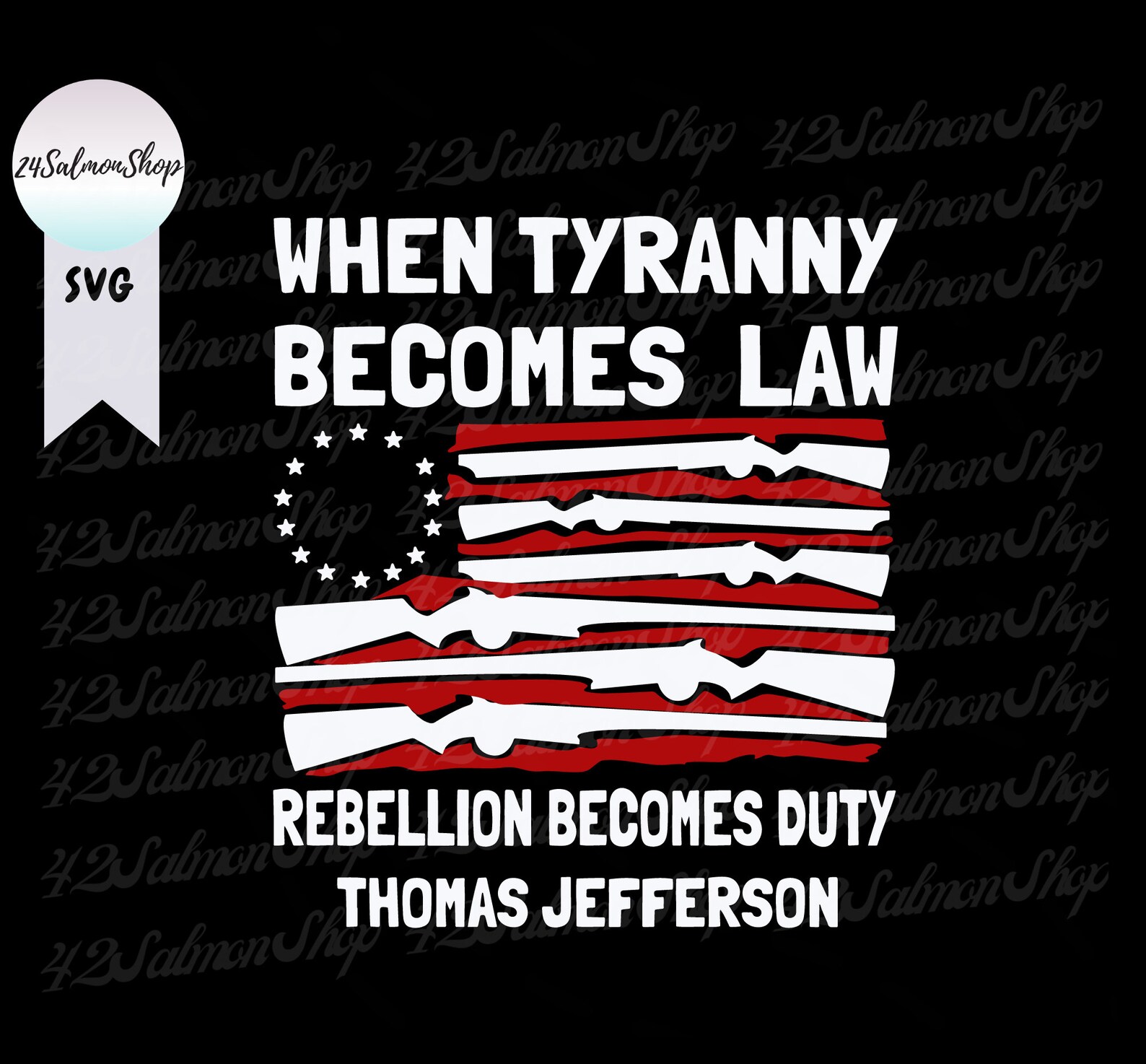 When Tyranny Becomes Law SVG, Rebellion Becomes Duty Svg, Tomas ...