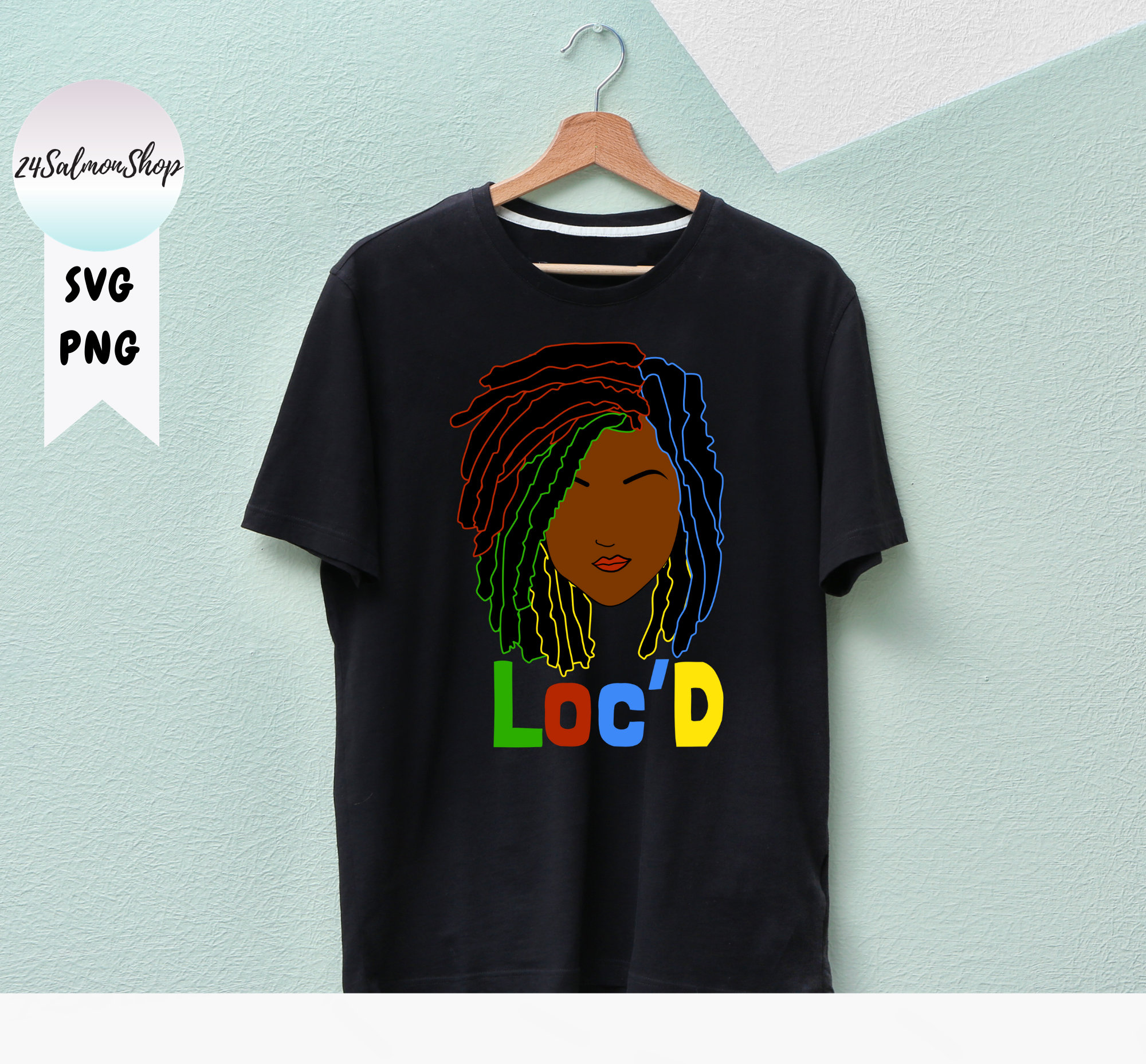 Loc'd SVG PNG Dreadlocs Locs Loc'd up Hair African - Etsy
