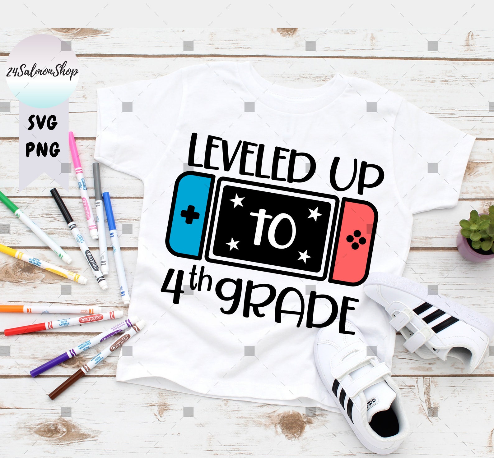 Level up to Fourth Grade SVG PNG Jpg Png 4th Grade Svg Back - Etsy